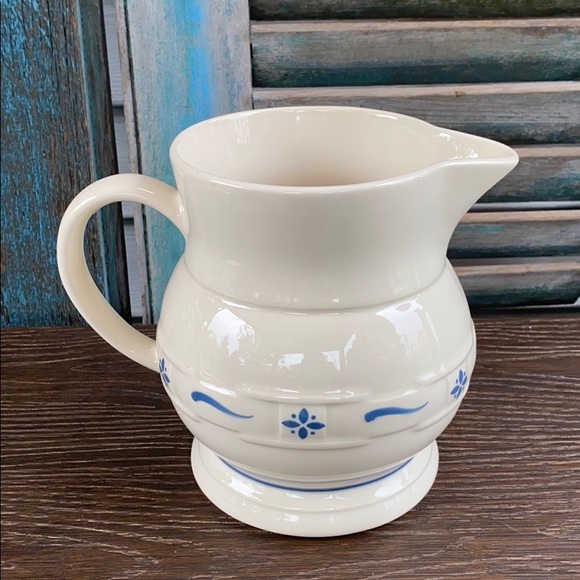 Longaberger | Kitchen | Longaberger Woven Traditions 75 In Pitcher Blue ...